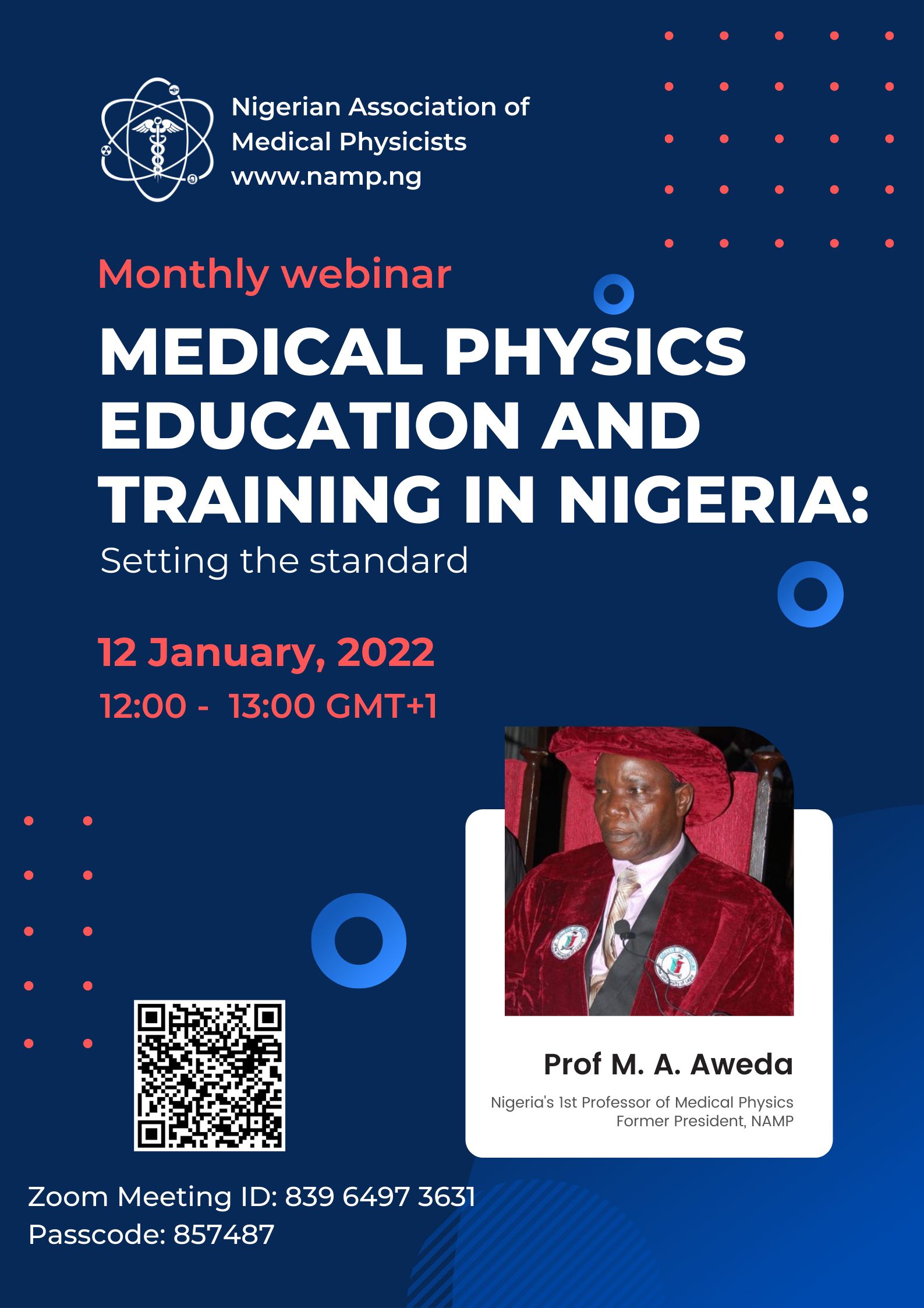 Invitation to NAMP monthly webinar – NAMP